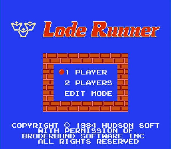 ロードランナー Lode Runner（FC版）| 独自観点ゲーム批評（レビュー）